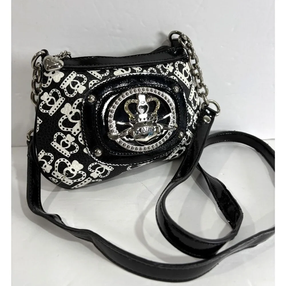 Kathy Van Zeeland | Bags | Kathy Van Zeeland Crown Monogram Crossbody ...